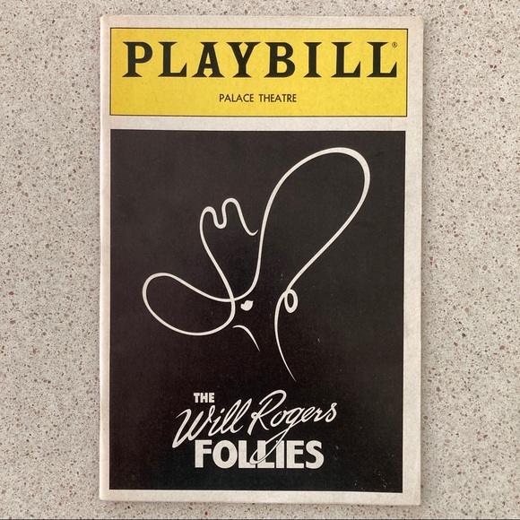 Playbill | Other | New Playbill The Will Rogers Follies Keith Carradine ...